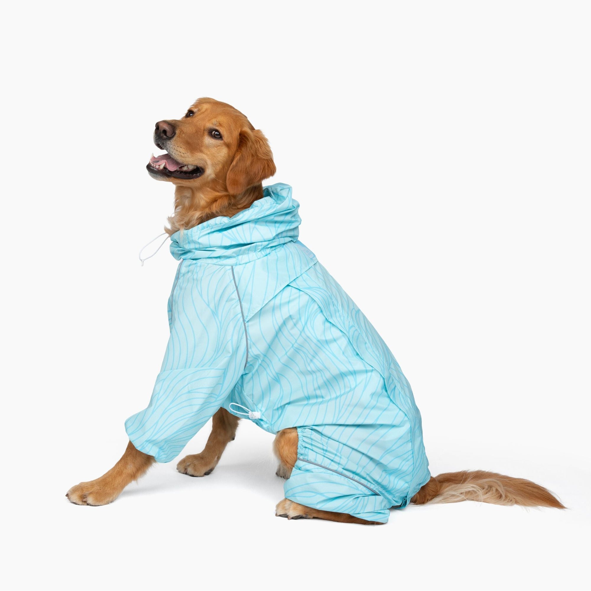 Waterproof Full Coverage Dog Raincoat for Large Breeds by WOOFESSENTIAL