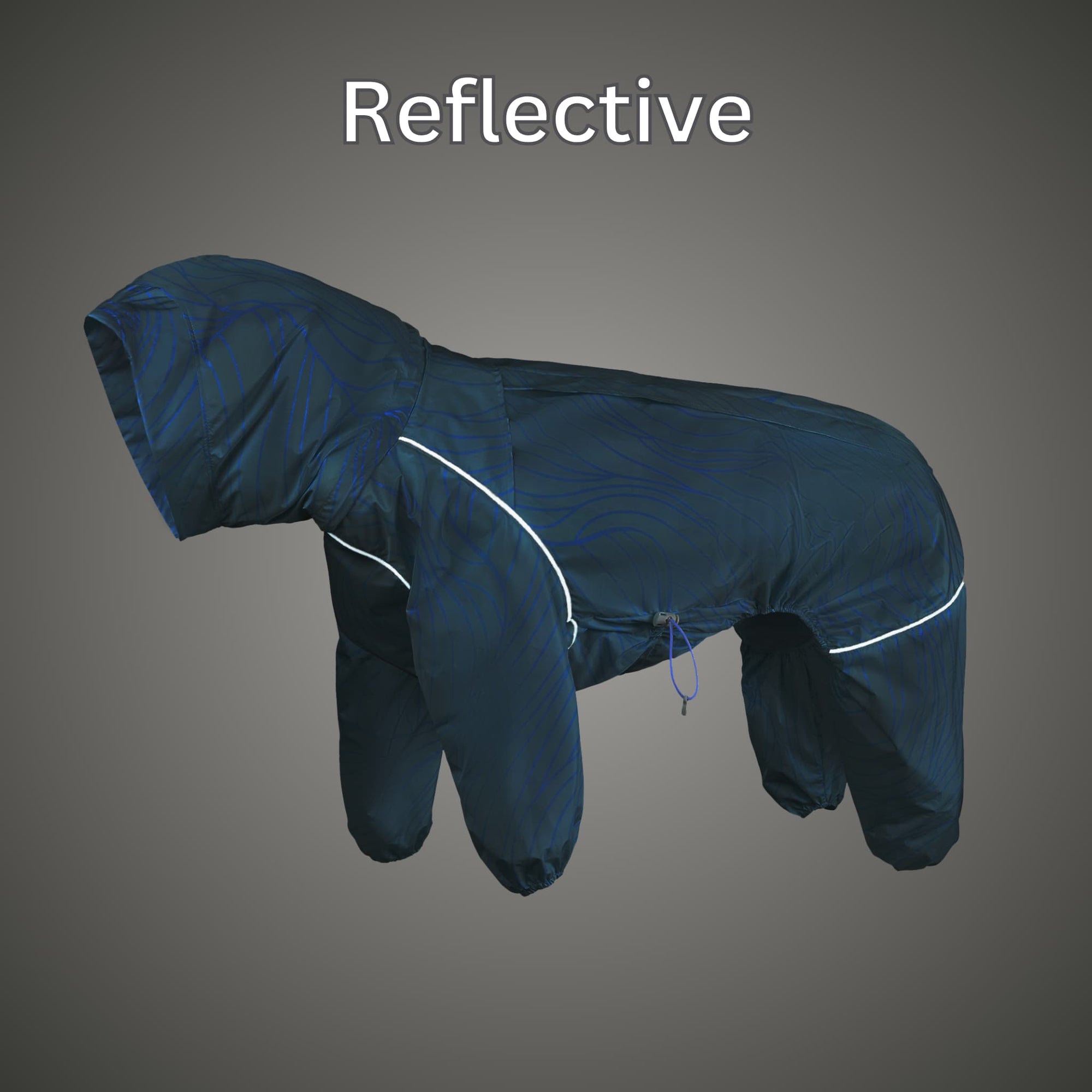 Waterproof Full Coverage Dog Raincoat for Large Breeds by WOOFESSENTIAL
