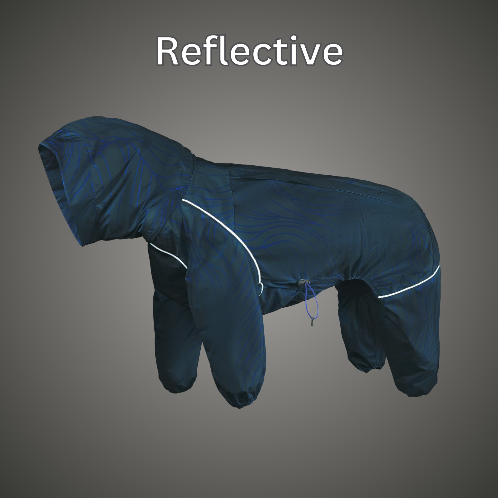 Waterproof Full Coverage Dog Raincoat for Large Breeds by WOOFESSENTIAL