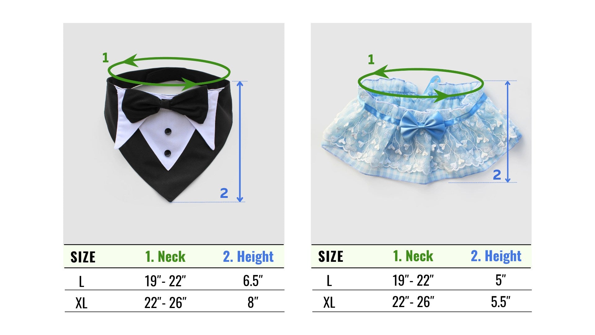Size and measuring guide – WOOFESSENTIAL
